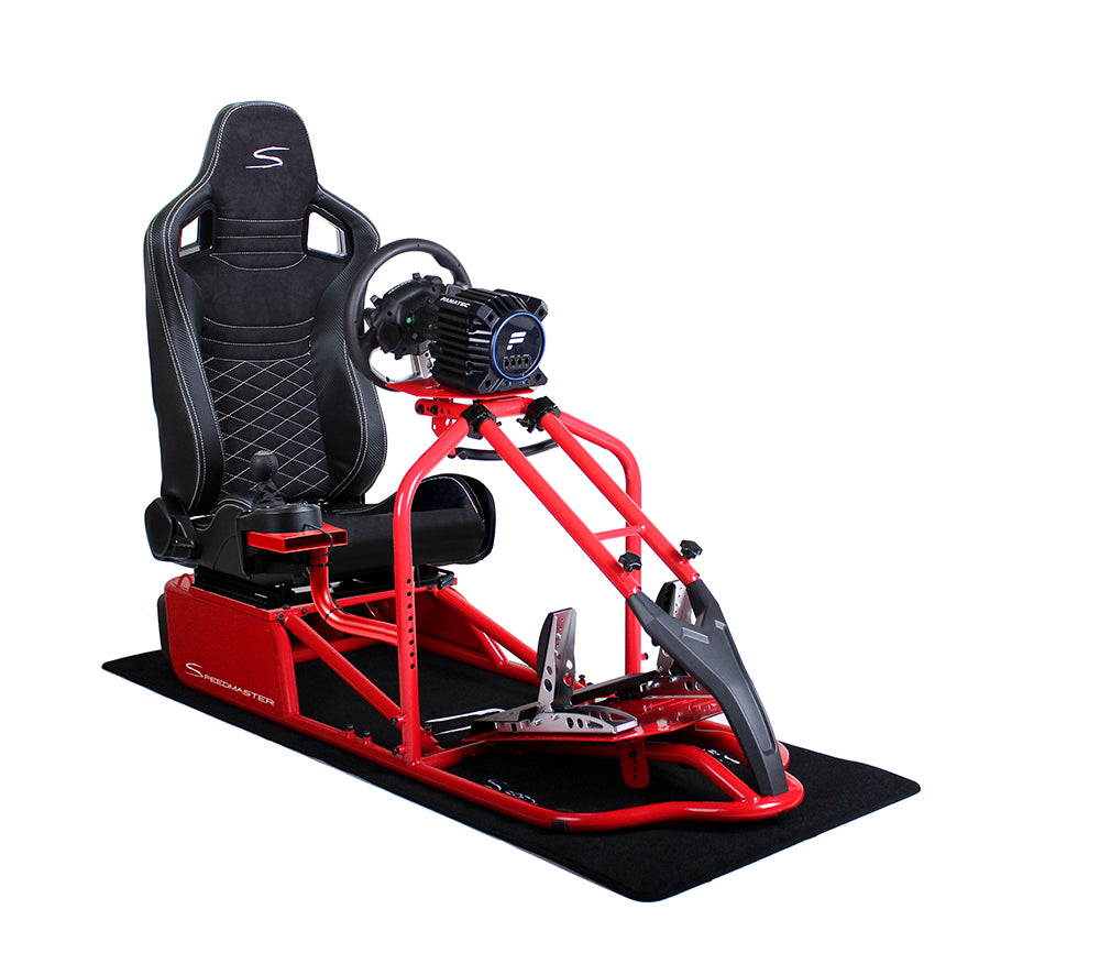 Speedmaster PRO | Zero-Flex Simulator Cockpit / Sim Racing Rig - Rot